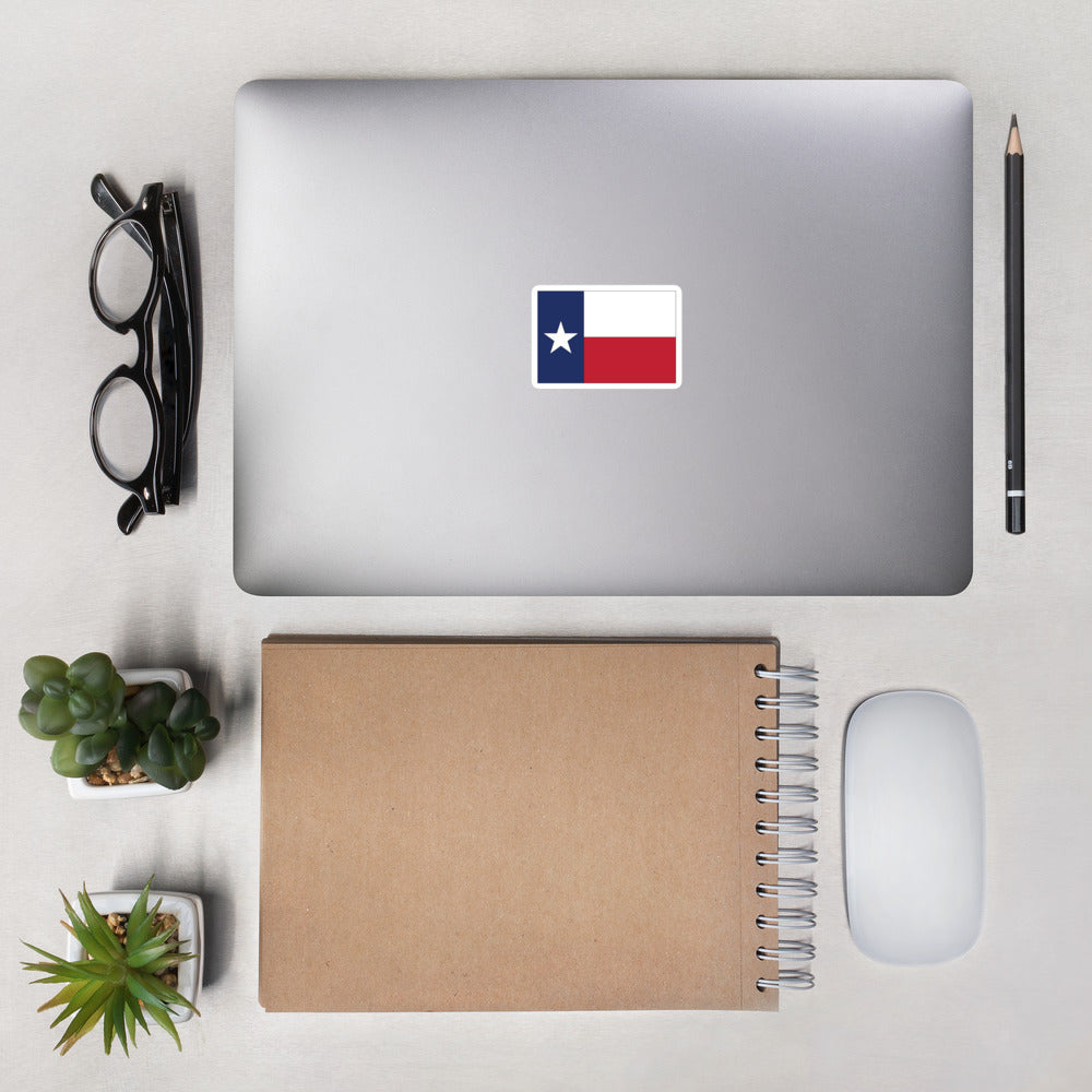 Texas Flag Sticker – FM170 Art